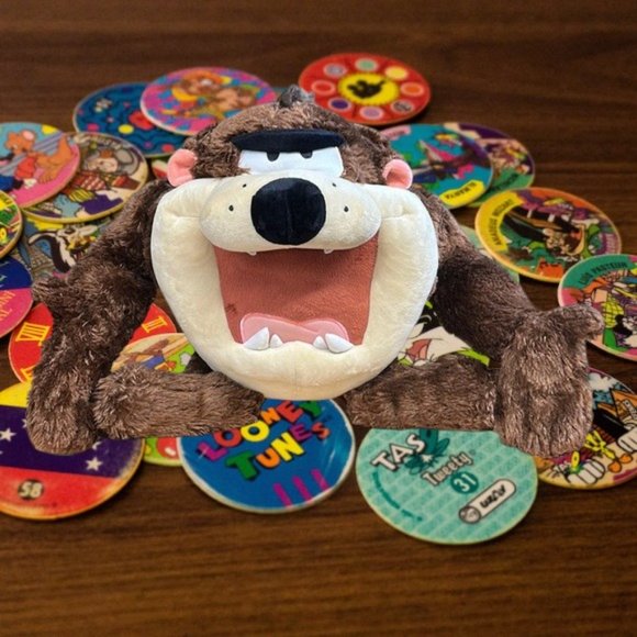 Warner Bros. | Toys | 29 Looney Tunes Tasmanian Devil Taz Brown Stuffed ...